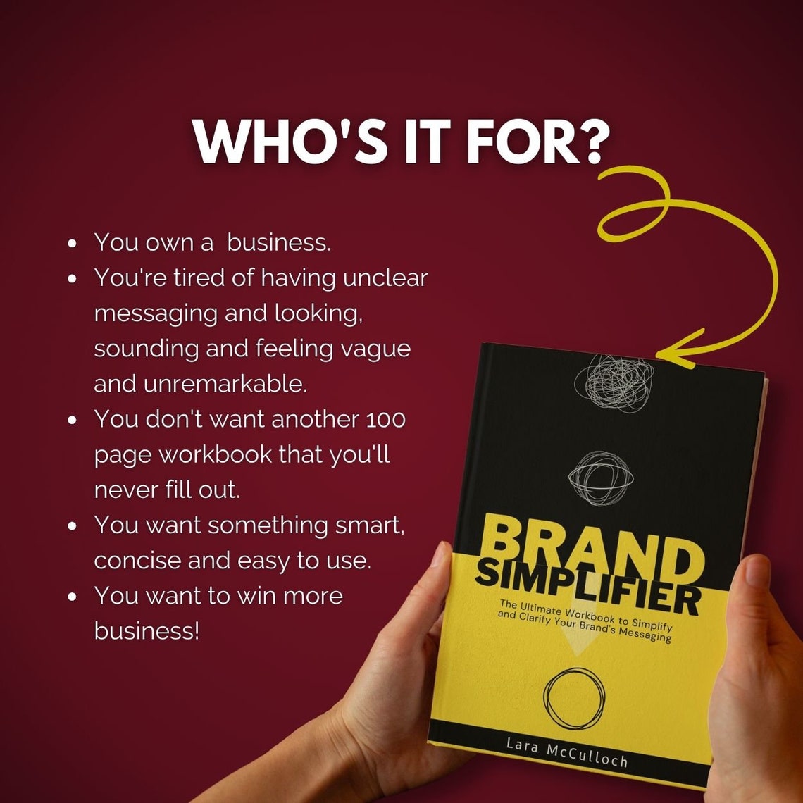 Brand Strategy Workbook for Small Business Notion | Brand Message ...