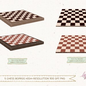 Watercolor Chess | Hand Painted | Chess Clipart | Watercolor Chess ...