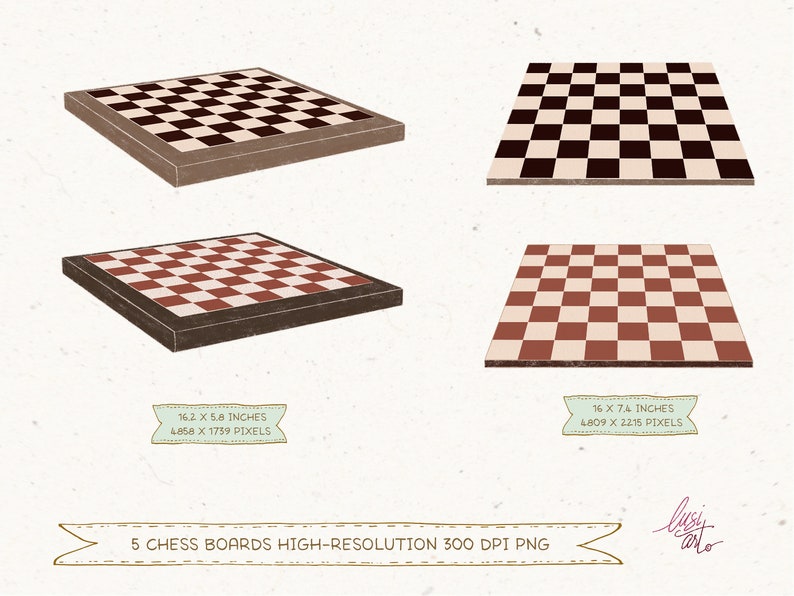 Watercolor Chess | Hand Painted | Chess Clipart | Watercolor Chess ...