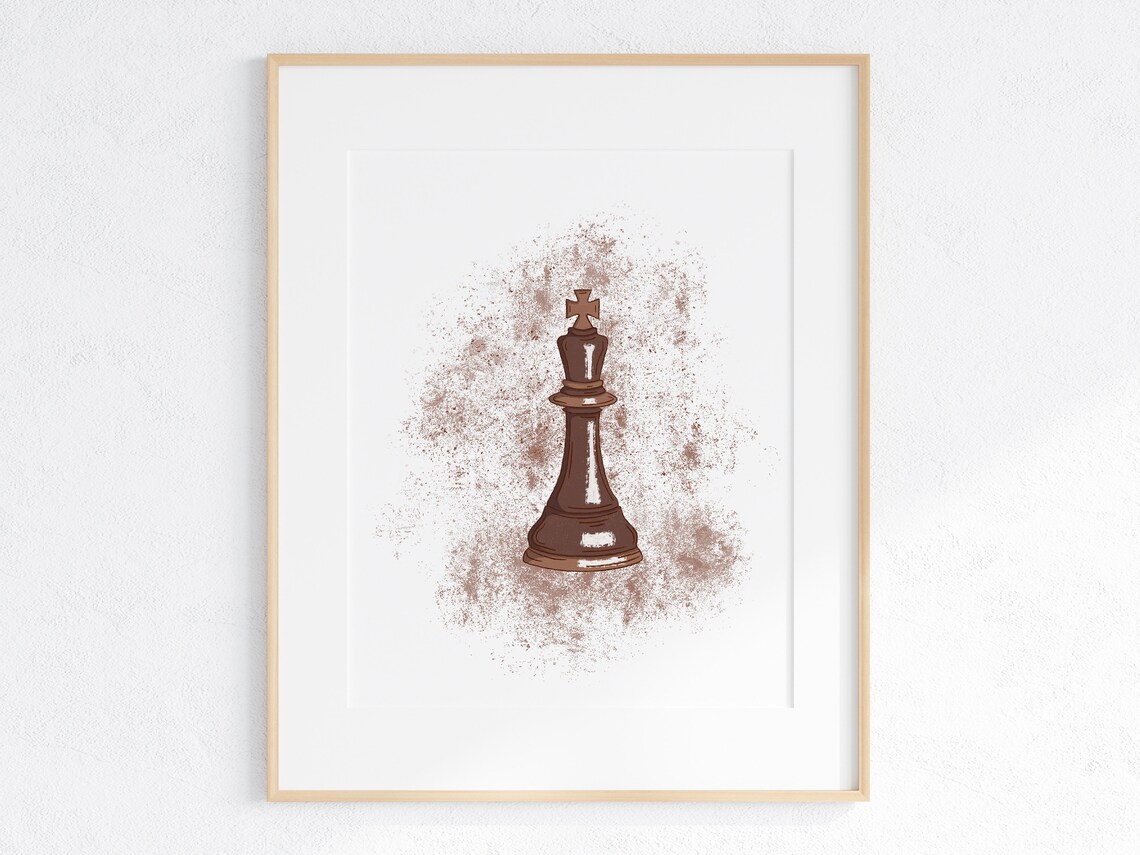 Watercolor Chess | Hand Painted | Chess Clipart | Watercolor Chess ...