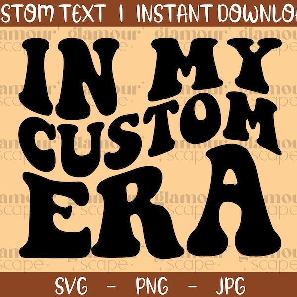In My Era Wavy Font - Etsy
