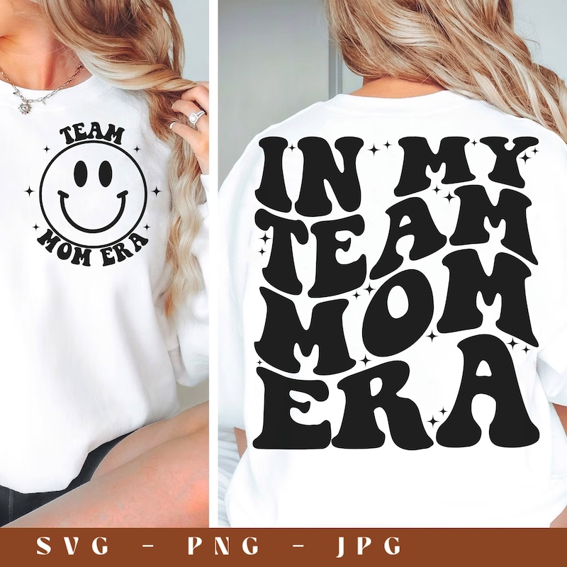 Team Mom Shirts - Etsy