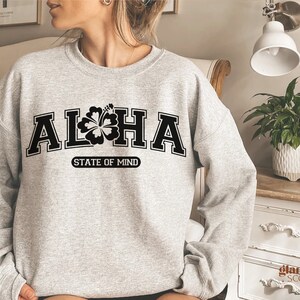 Aloha State of Mind Svg Png, Varsity Aloha Svg Png, Hawaii Svg, Aloha ...