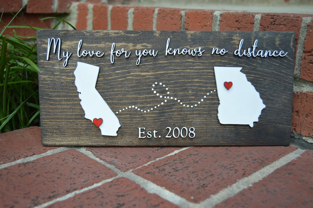 Grandparents Sign, States Apart, Family Knows No Distance, Friendship ...
