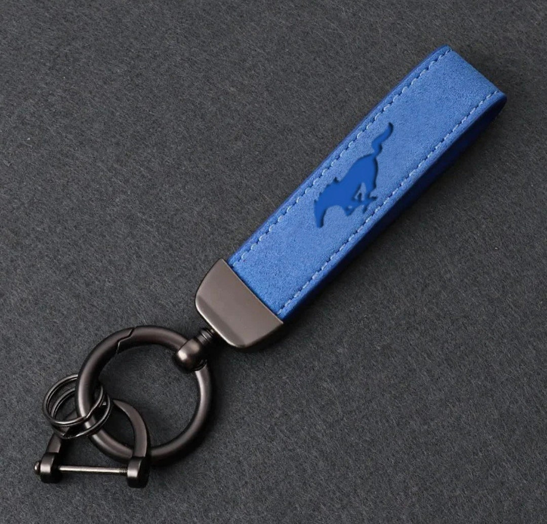 Custom Leather Car Keychain for Ford Mustang Gt 2018 2019 2020 - Etsy
