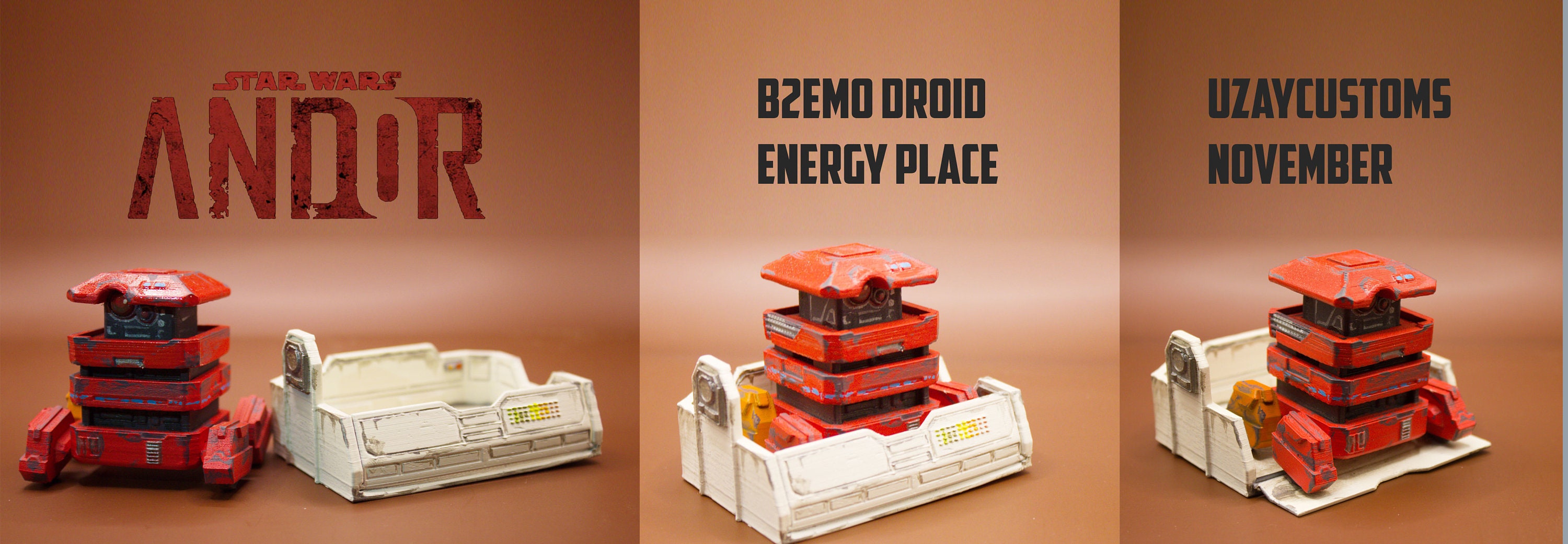 Andor B2EMO Droid 3D Print Model and Power Place 3D Print Model - Etsy