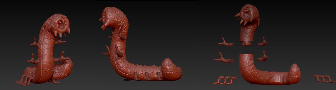 Star Wars Dejarik Holochess Figures Klorslug 3D Print Model 3D Print ...
