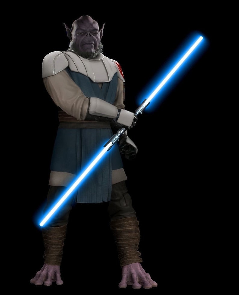 Articulated Jedi Jaro Tapal 3D Print Model - Etsy