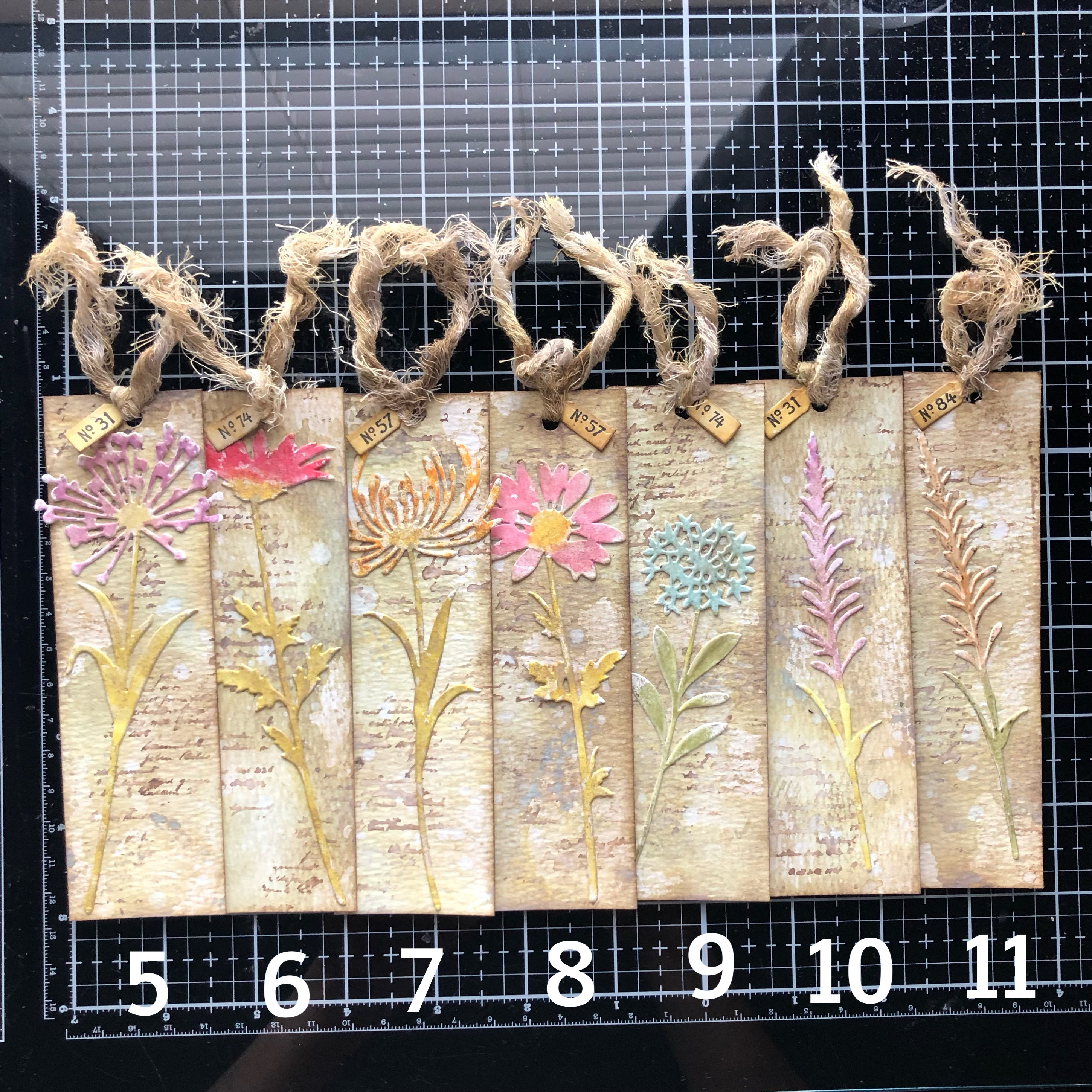 Handmade Vintage Junk Journal Bookmarks - Etsy