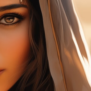 Arabian Princess | Middle Eastern Royalty | Beautiful Woman | Digital ...
