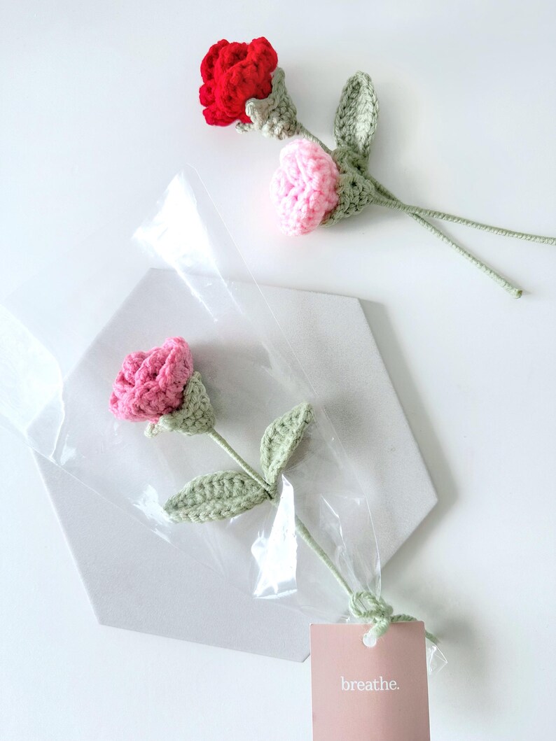 Crochet Birth Flowers | Birthday Gift | Crochet Rose | Crochet Flowers ...