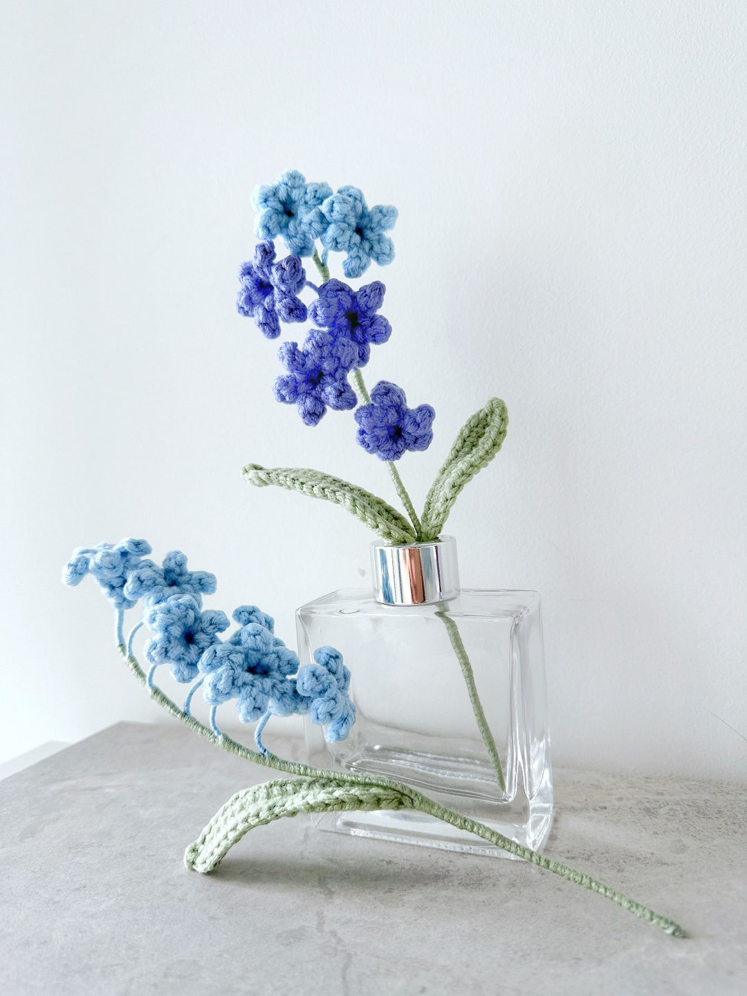Crochet Bluebell | Crochet Flowers | Floral Ornament | Table Decor ...