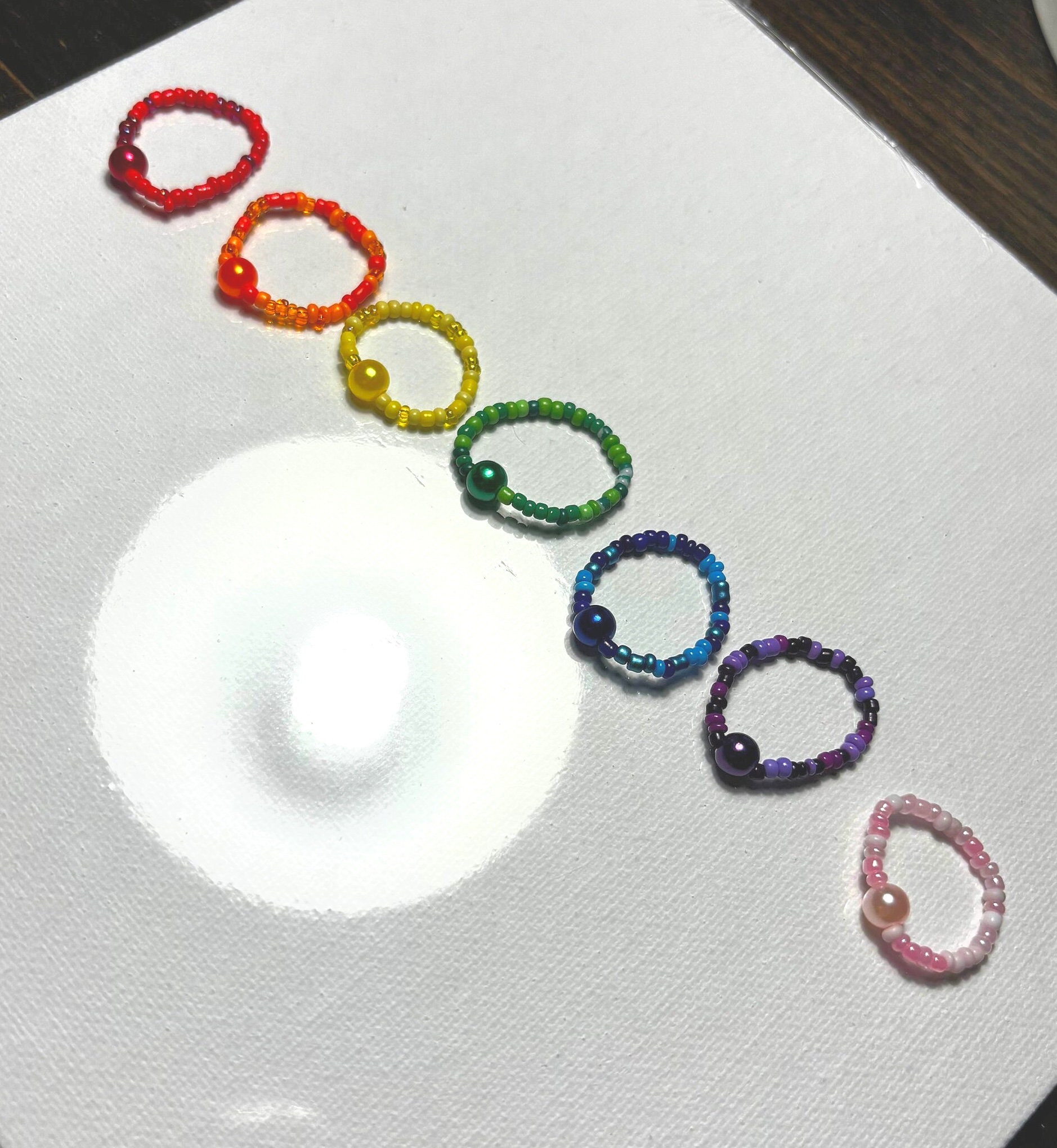Enhypen Members Dressed in Fruits Inspired Colored Ring Beads - Etsy