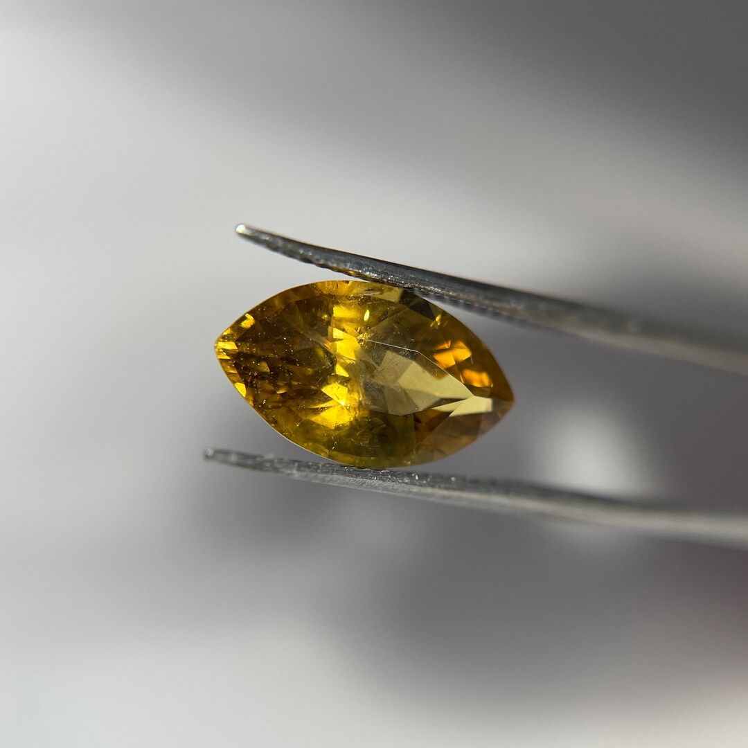 Honey Color, Untreated 3.80 Ct Chrysoberyl, Marquise Cut Natural ...