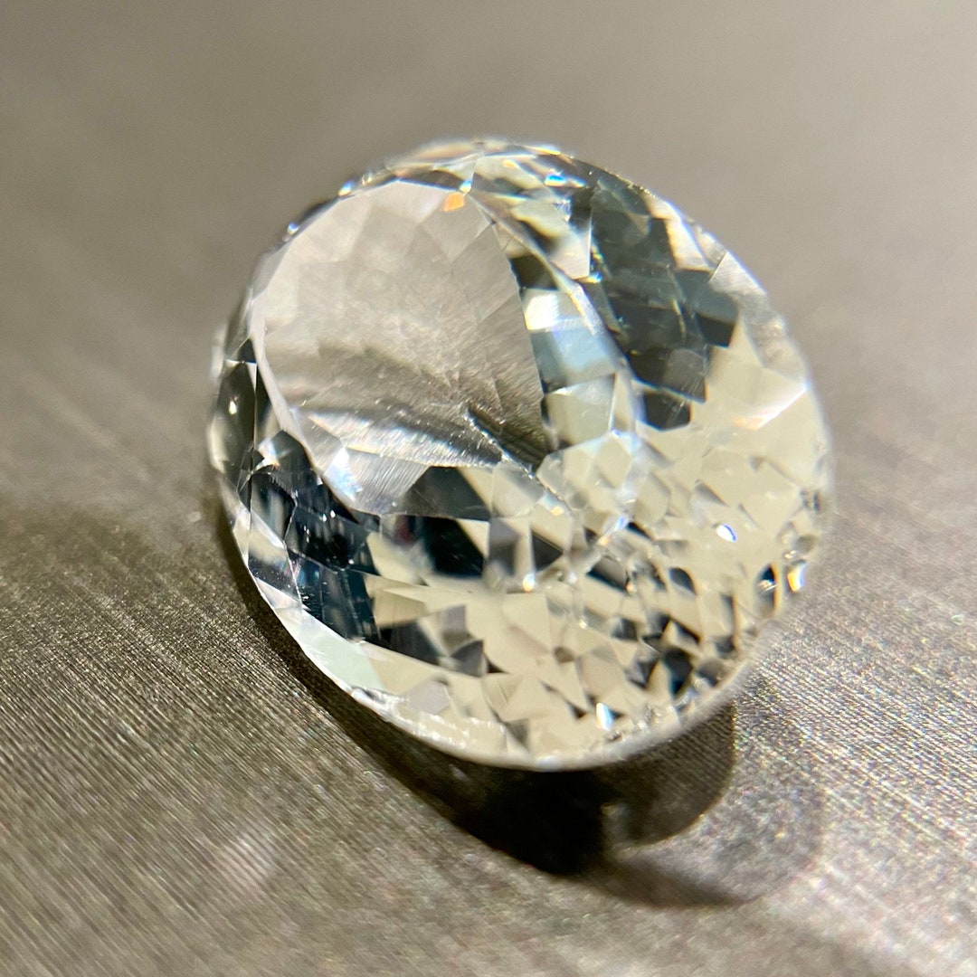 16.40 Ct. Colorless Topaz, Natural, Untreated Loose Gemstone - Etsy