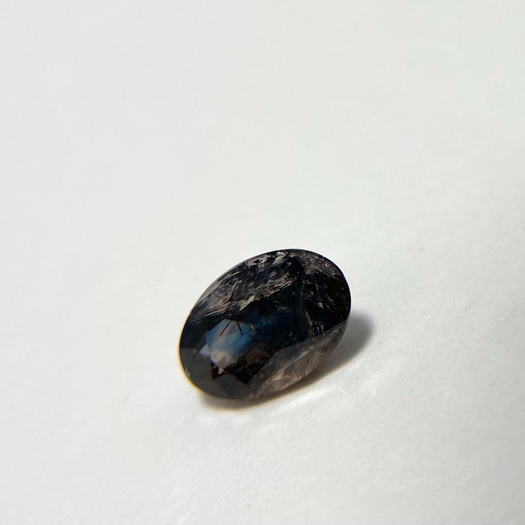1.4 Ct Axinite With Blue Color Zoning, Rare Loose Gemstone - Etsy