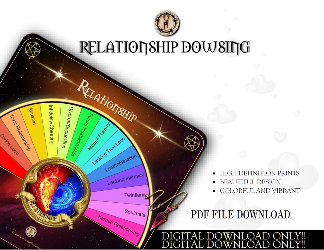 Cheap Dowsing Chart for Relationship - Etsy