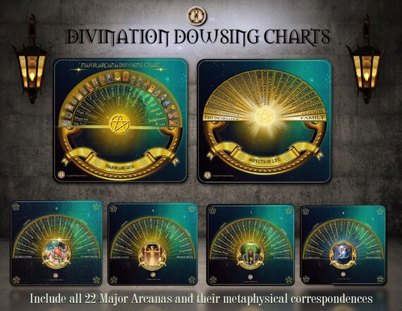 Major Arcana Dowsing Divination Set - Etsy