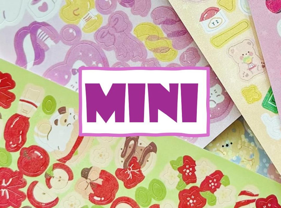 Random MINI Sticker Sheets (3 Sheets) - Etsy