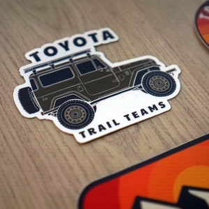 Toyota Stickers Vinyl Sticker 4 Pack 4WD Outdoor Adventure Decal FJ40 ...