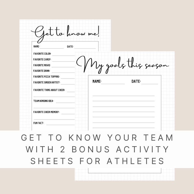 The Ultimate Cheer Coach Planner/cheer Planner/cheer Coach Gift/digital ...