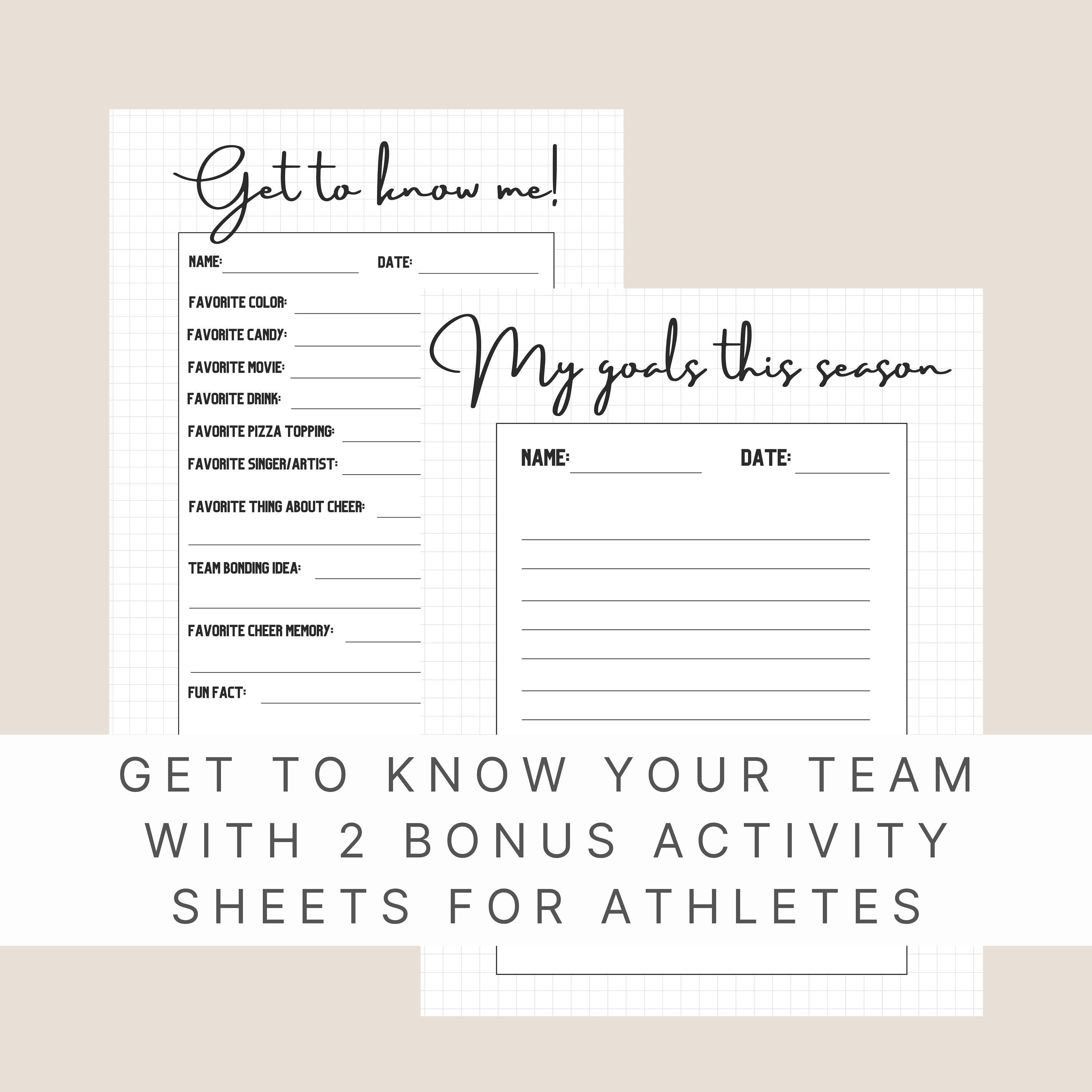 The Ultimate Cheer Coach Planner/cheer Planner/cheer Coach Gift/digital ...