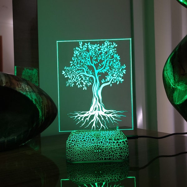 Tree Lamp - Etsy