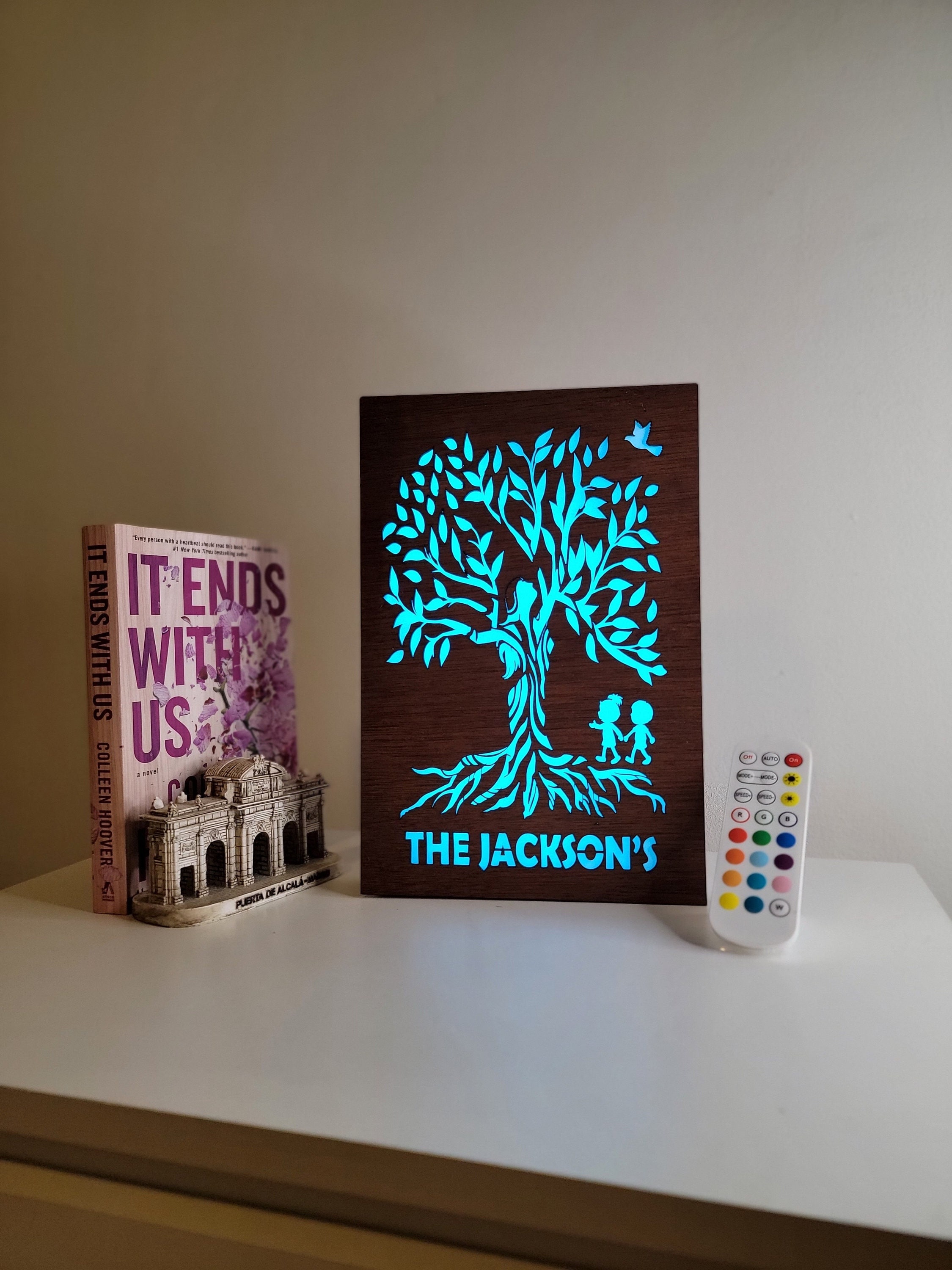Family Tree of Life Lamp, Thanskgiving Tree of Life, Custom Night Light ...