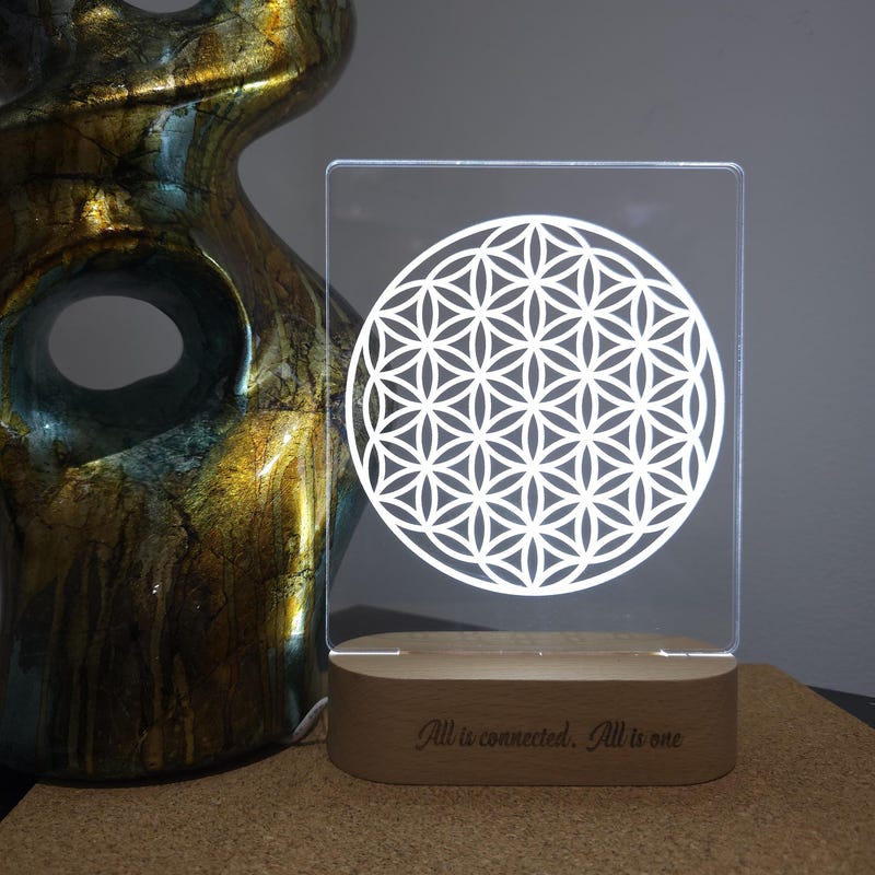 Sacred Geometry Lamp - Etsy