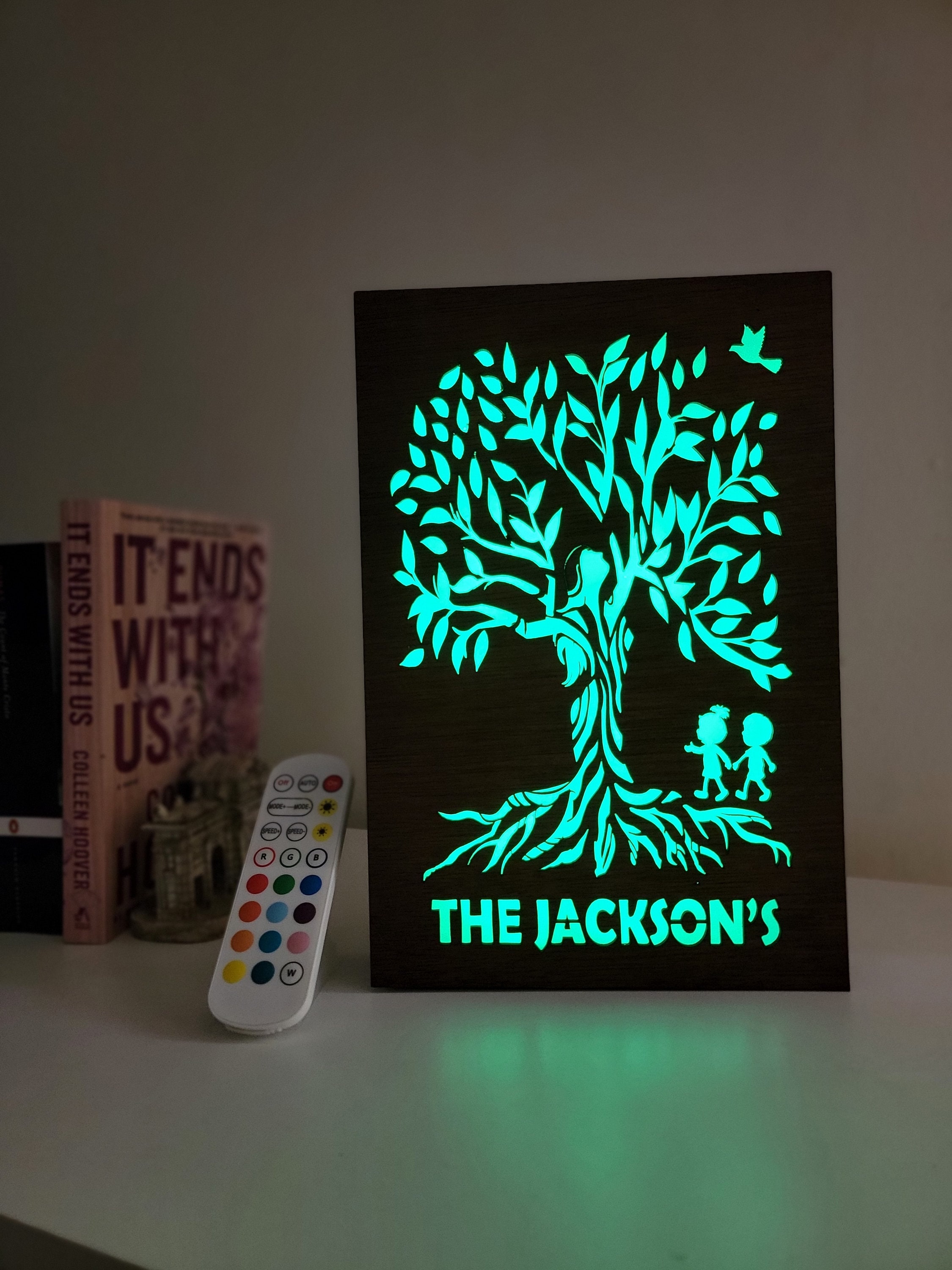 Family Tree of Life Lamp, Thanskgiving Tree of Life, Custom Night Light ...