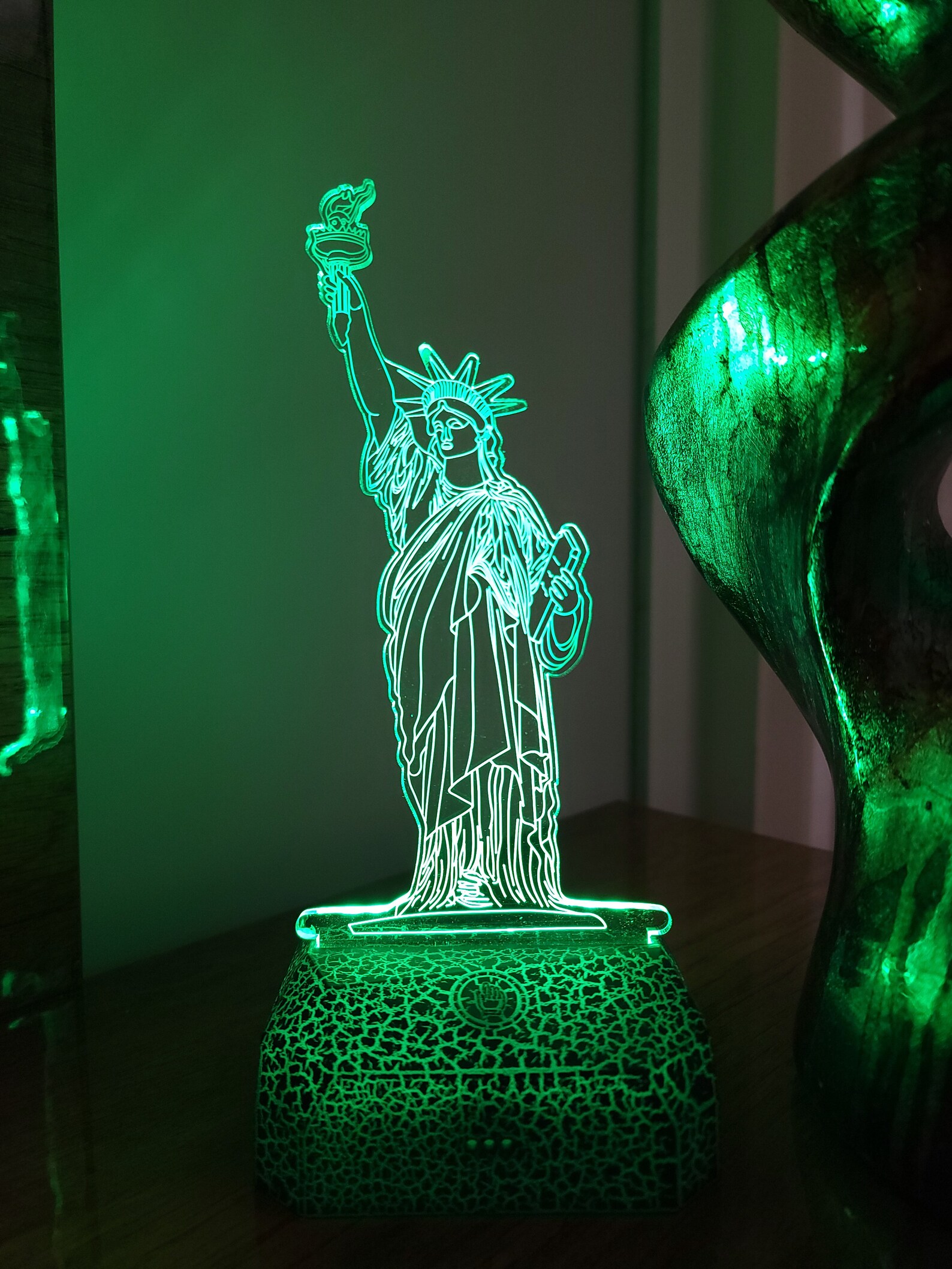 Statue of Liberty Night Lamp, NY Bedside Lamp, Night Light, Statue of ...