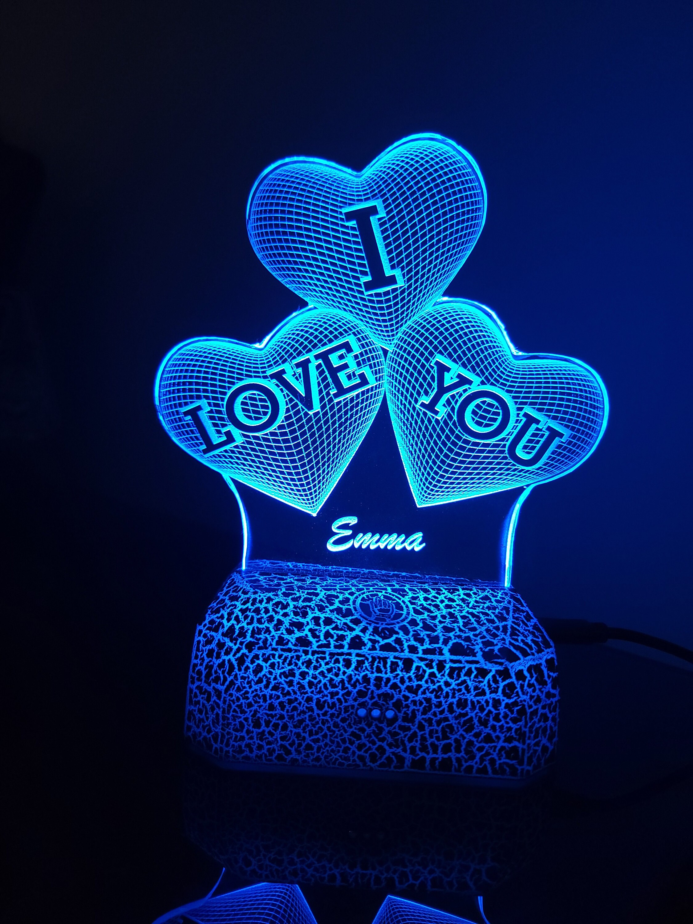 Love Night Light, Anniversary, Custom Night Lights, Newlywed Gift ...