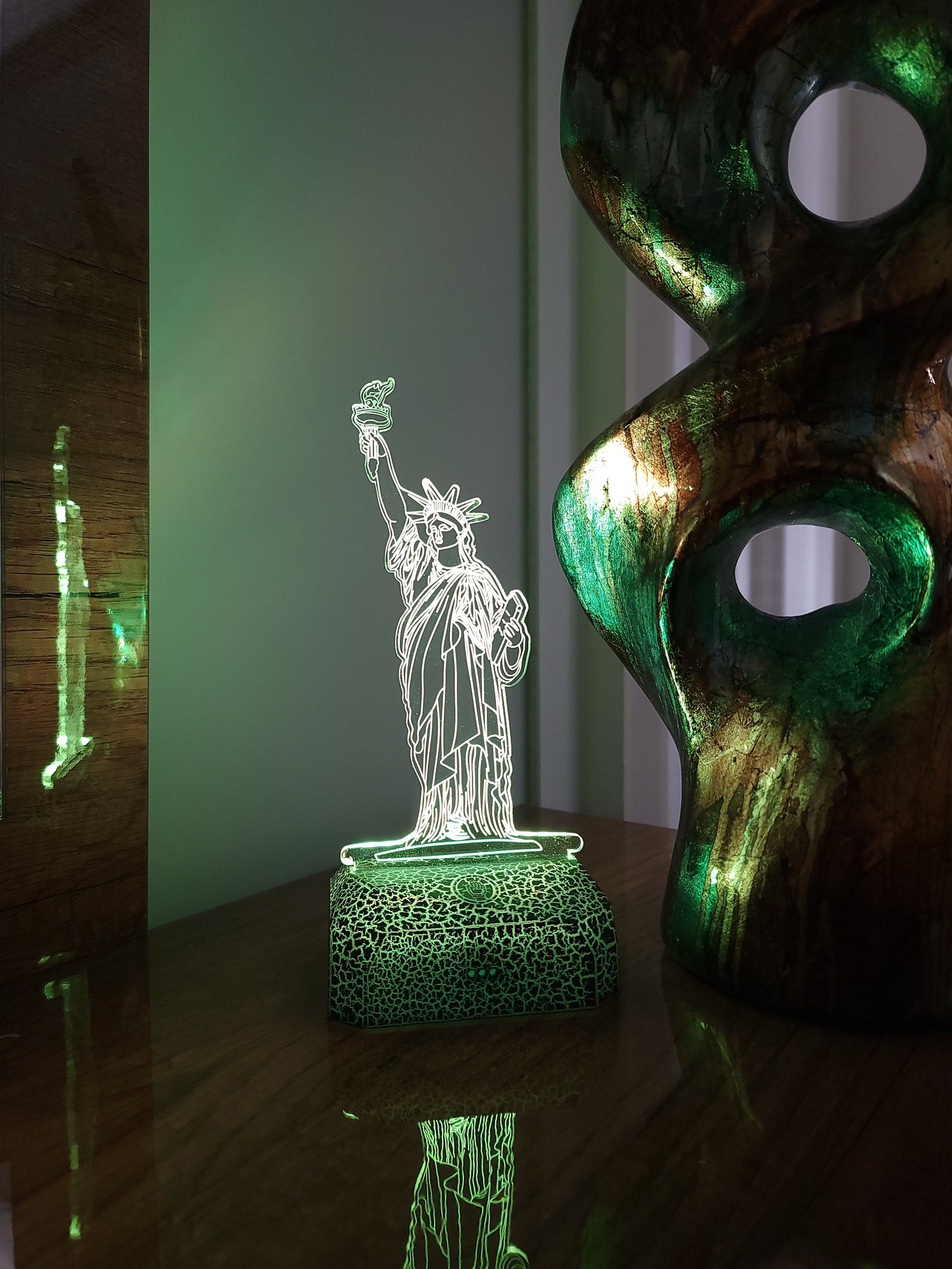 Statue of Liberty Night Lamp, NY Bedside Lamp, Night Light, Statue of ...