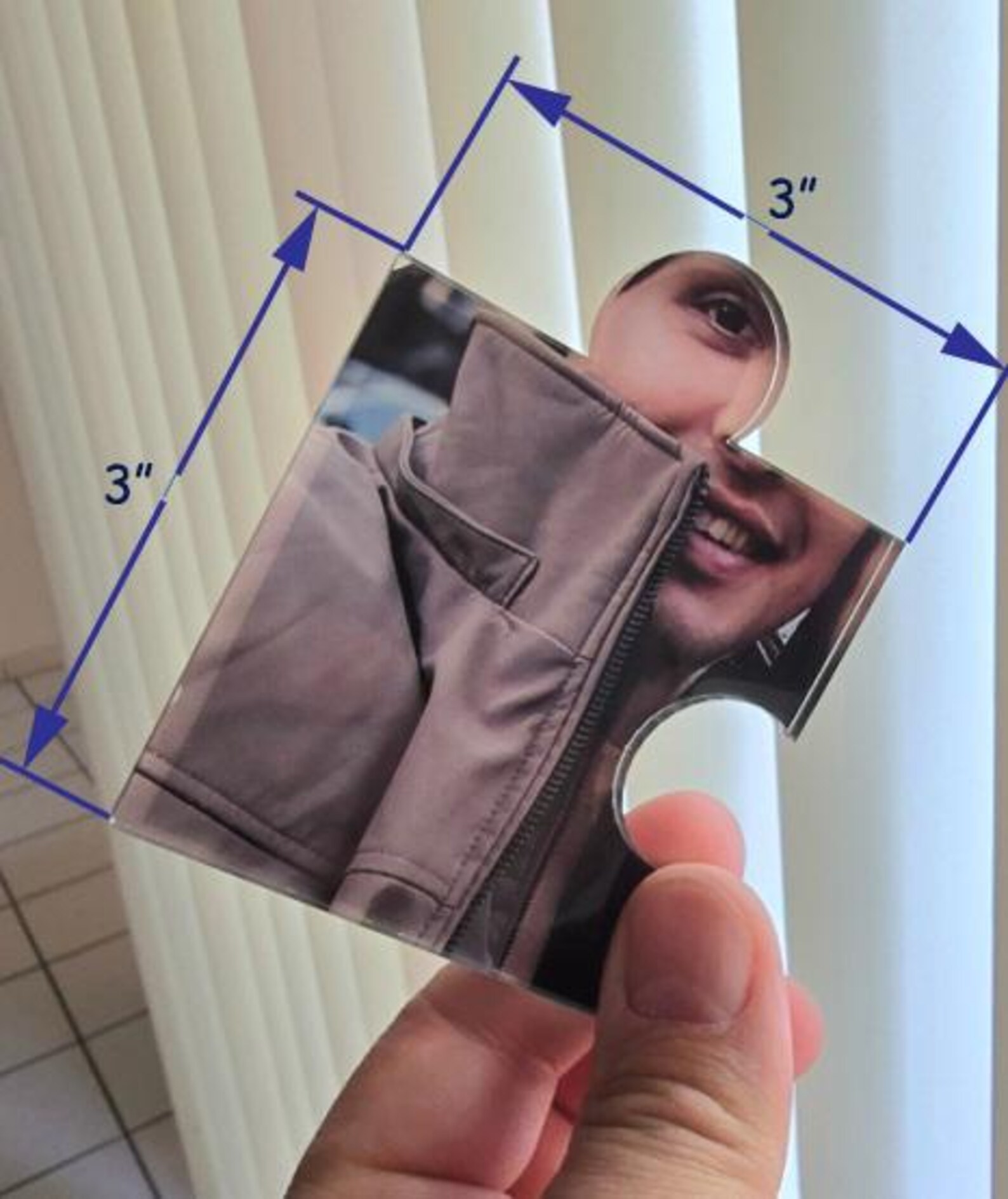Custom Photo Puzzle Fridge Magnets: Personalized Acrylic Decor (6x6 ...