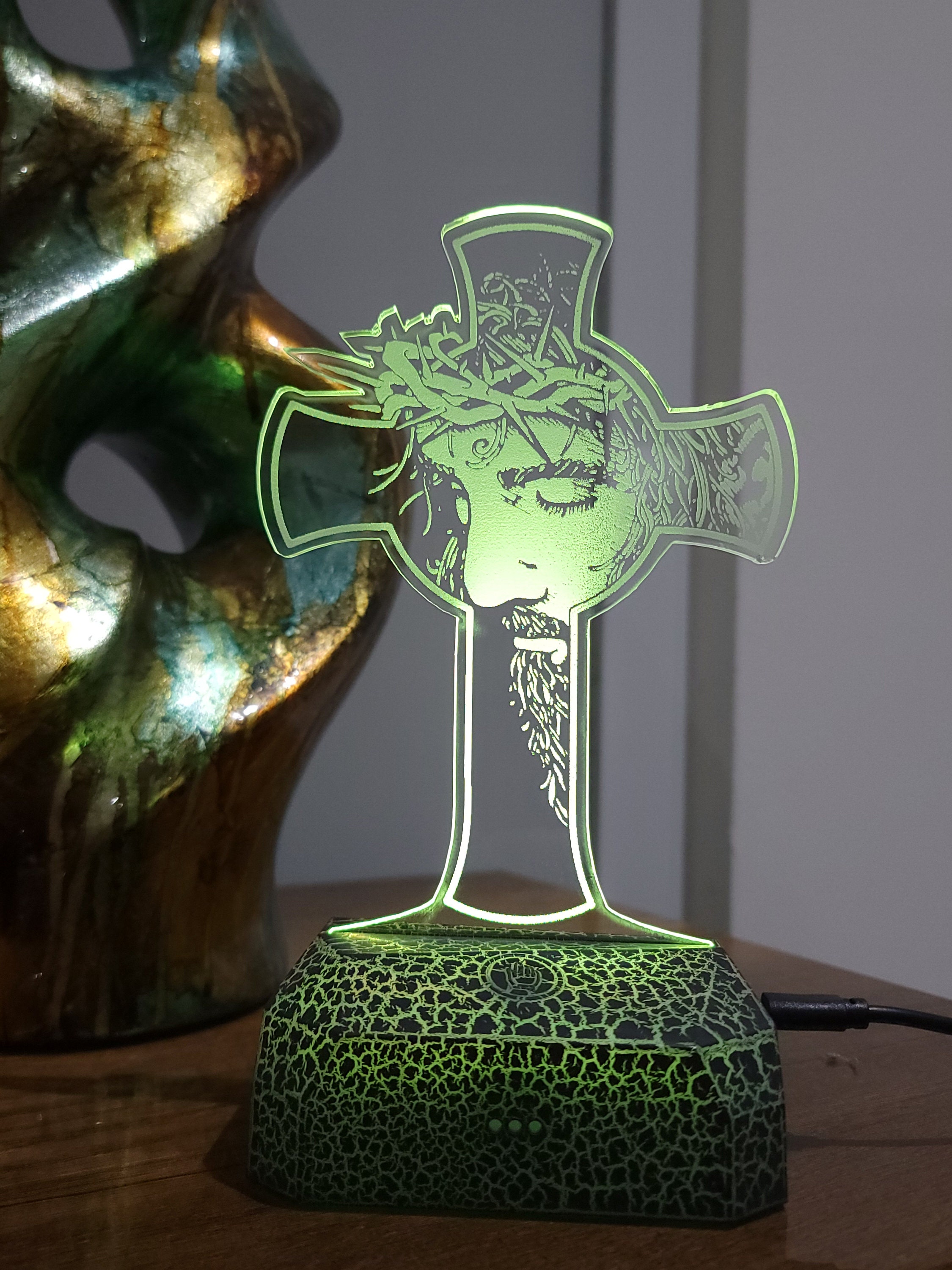 Jesus Christ Night Light, Jesus Light, Jesus, Custom Night Light ...