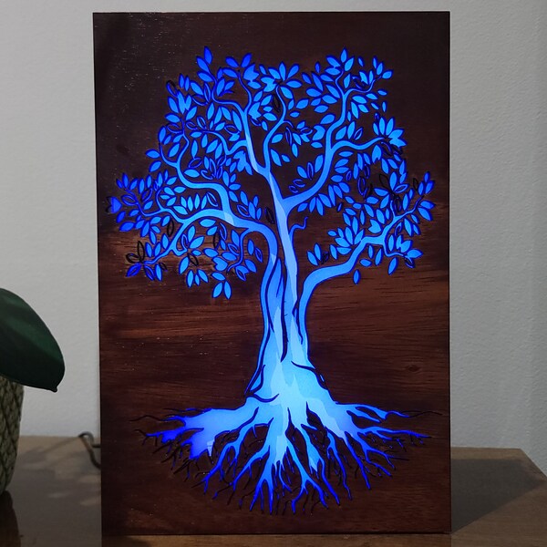 Tree of Life Night Light - Etsy