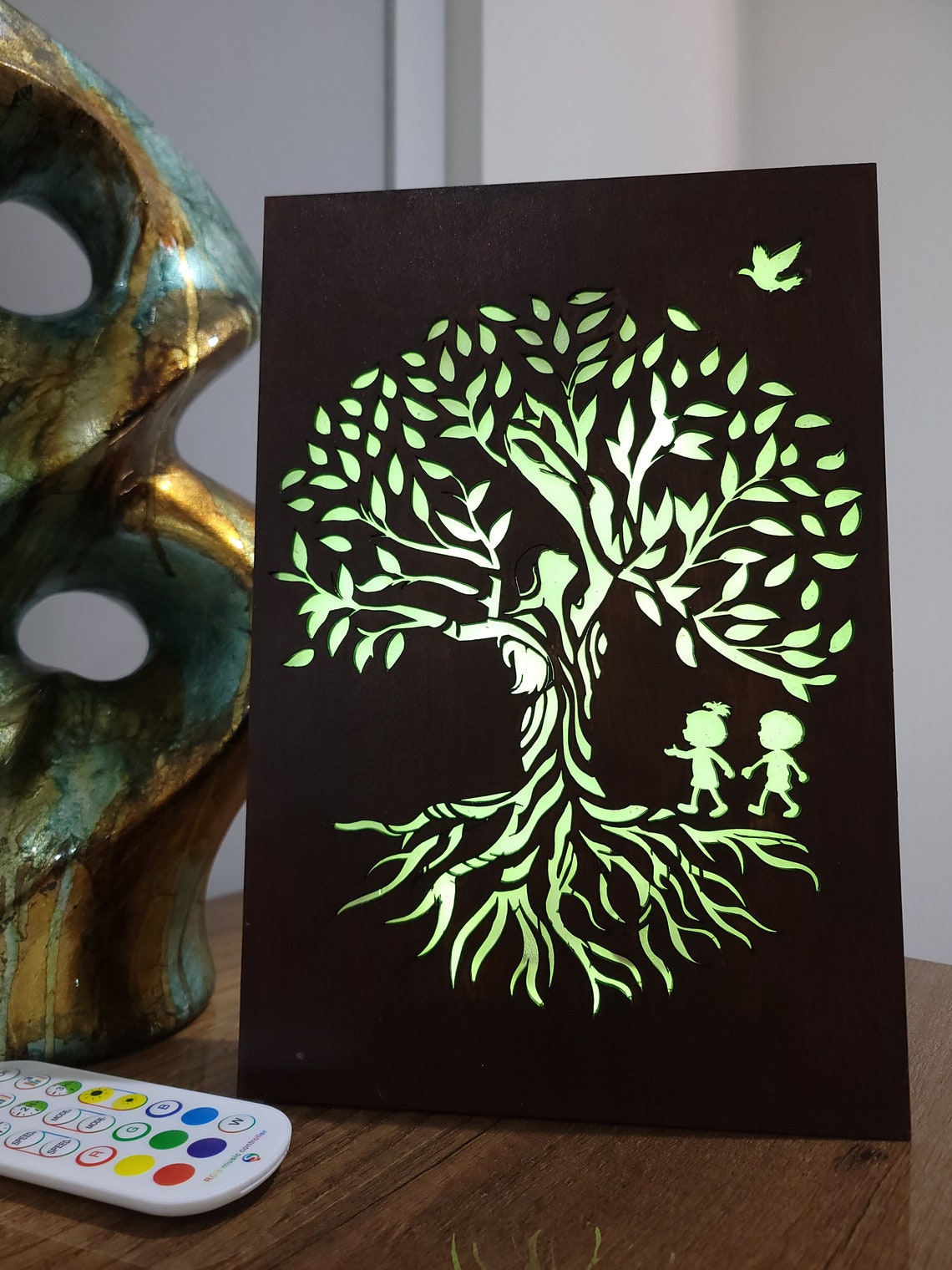Tree of Life Family Lamp, the Tree of Life, Mothers Day Gift, Tree of ...