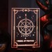 Wheel of Fortune Light, Tarot Light, Bedside Lamp, Wheel of Fortune ...