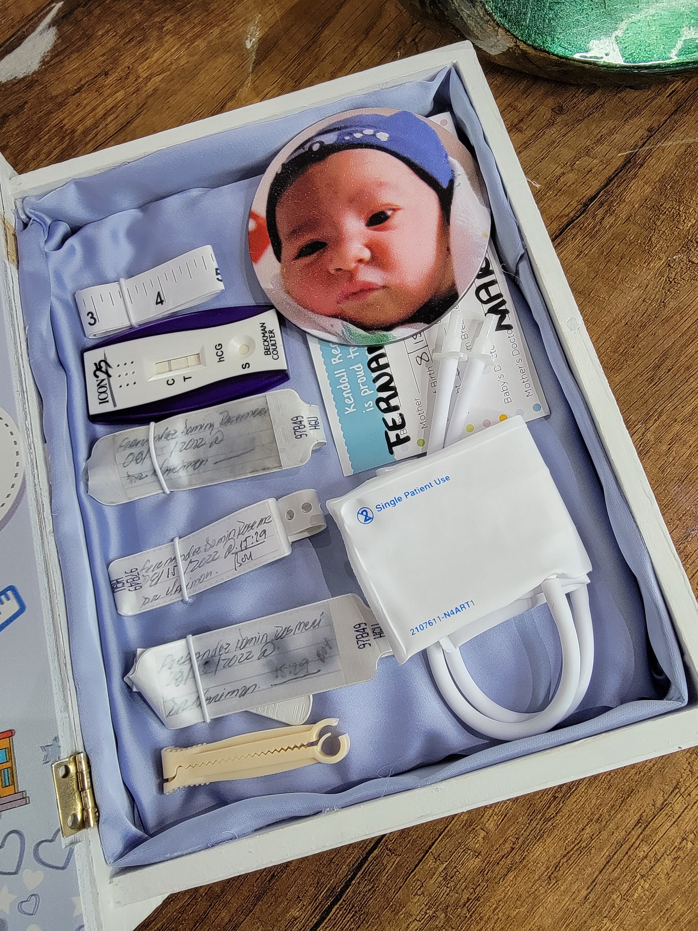 Baby Memory Box, Baby Keepsake Box, Personalized Wooden Memory Baby Box ...