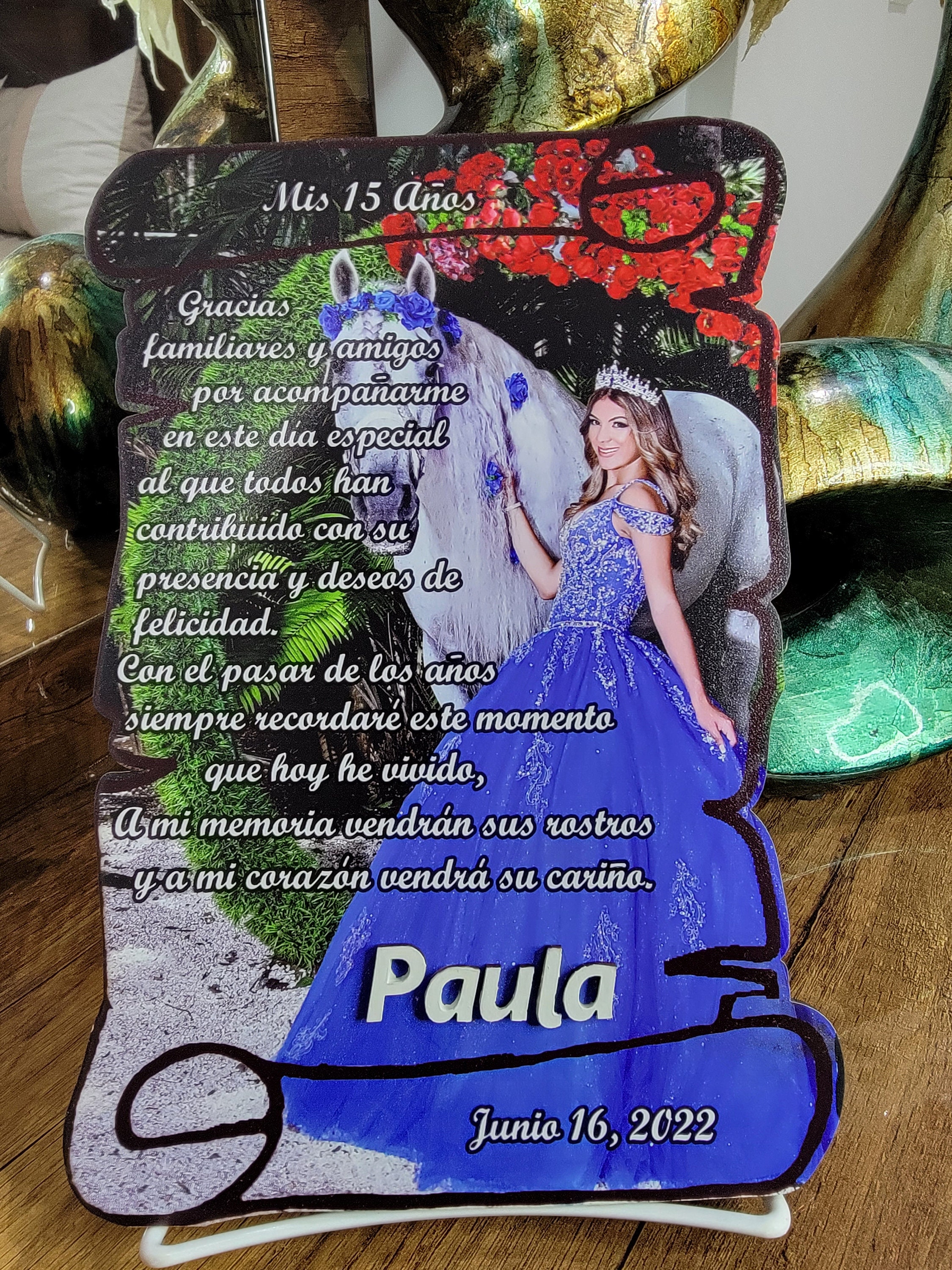 Quinceanera Wooden Scrolls Handmade Scrolls Quinceanera - Etsy