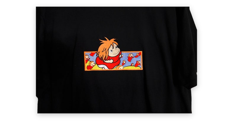 Anime Inspired, Embroidered Sweater, Embroidered Anime , Ghibli Sweater ...