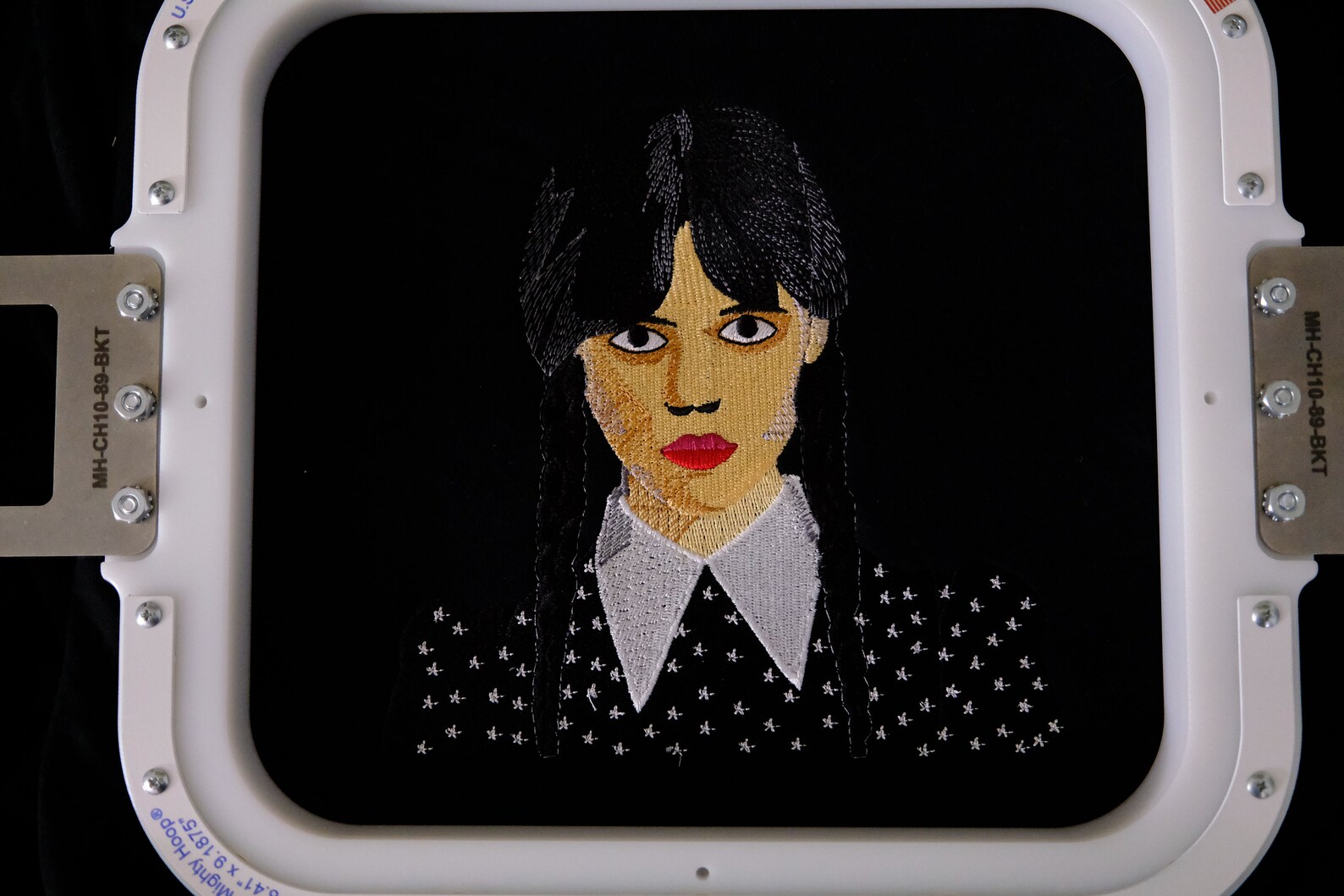 Wednesday Addams Embroidered, Embroidered Sweater, Unisex Sweater ...