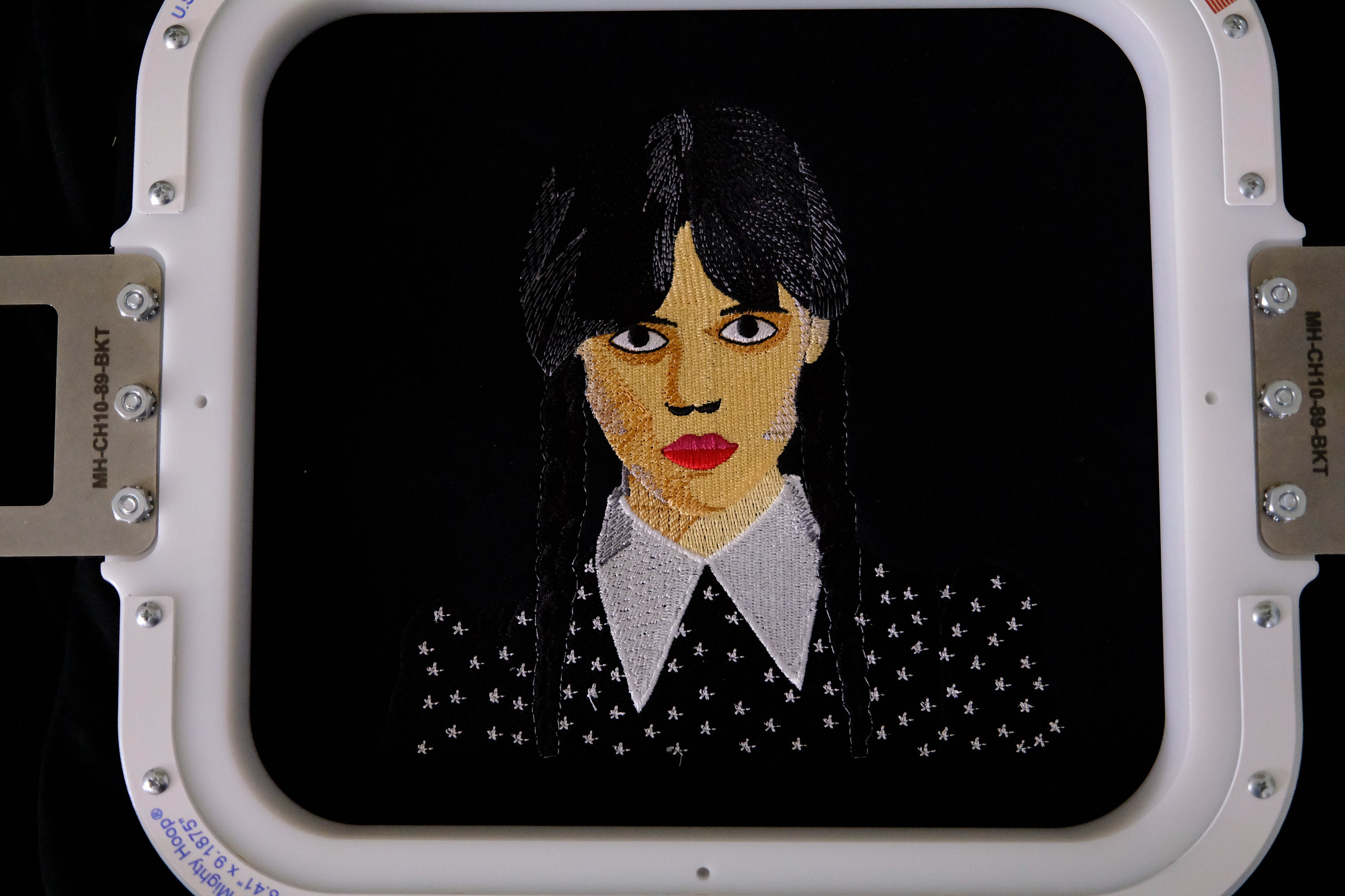 Wednesday Addams Embroidered, Embroidered Sweater, Unisex Sweater ...