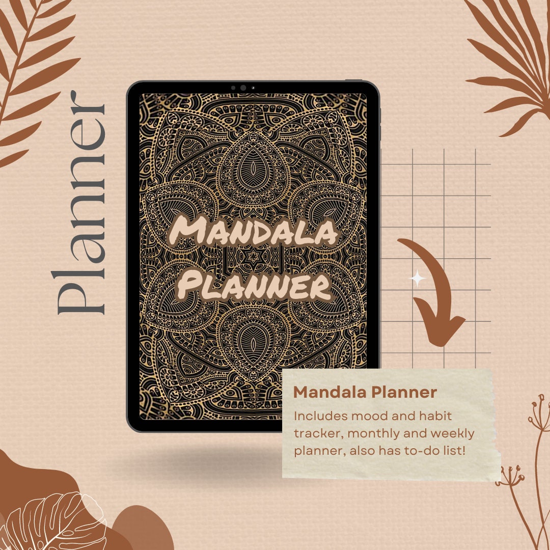 Mandala Planner Printable - Etsy