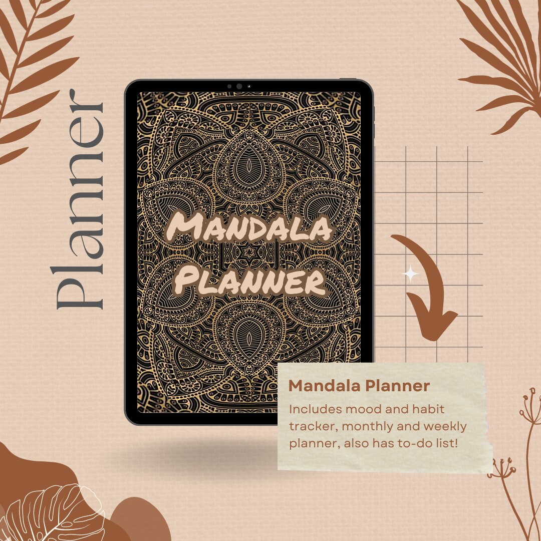 Mandala Planner Printable - Etsy