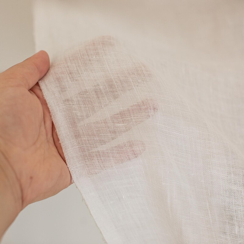 Sheer Linen Fabric - Etsy