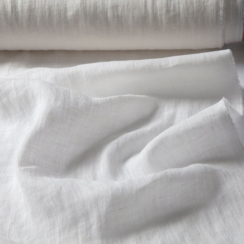 Sheer Linen Fabric - Etsy
