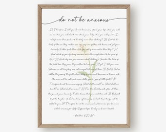 Philippians 4 6 7 Faith Printable Overcome Anxiety Do Not Be Anxious ...