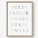 Pastel Alphabet Poster, Educational Poster - Etsy