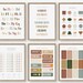 Set of 6 Boho Educational Posters - Etsy